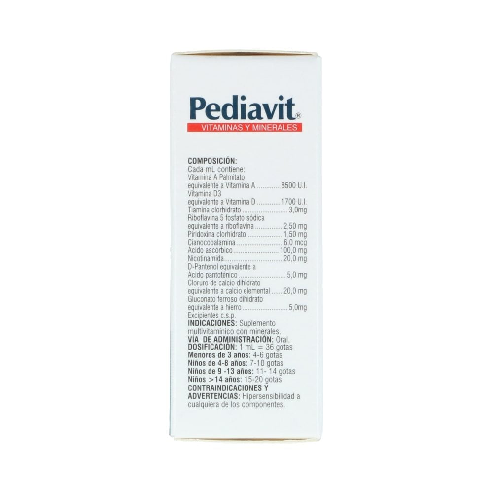 Pediavit Solución Oral Frasco X 10 mL | Los expertos en ahorro Cruz ...
