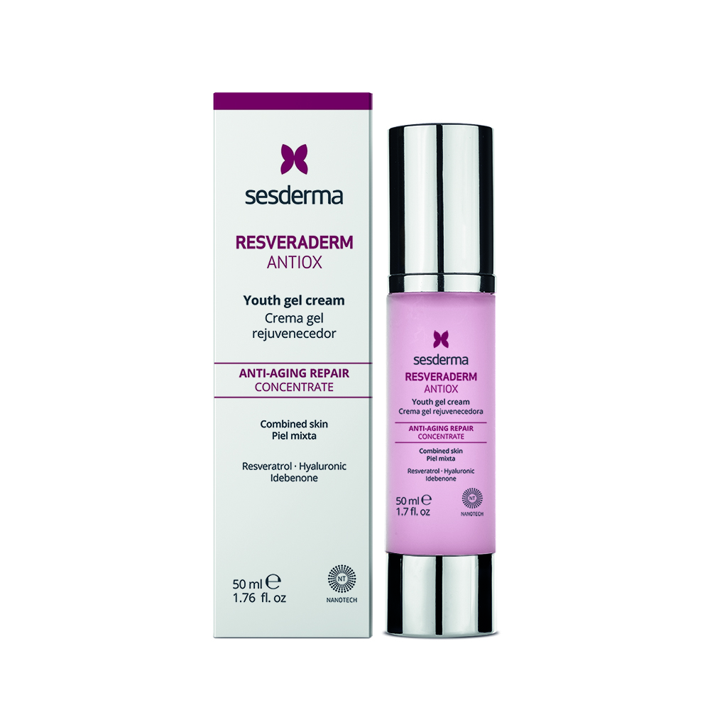 Crema Gel Rejuvenecedor Sesderma Resveraderm Antiox Frasco X 50Ml