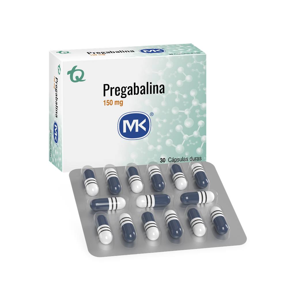 Pregabalina 150Mg Capsulas Caja X 30 Mk