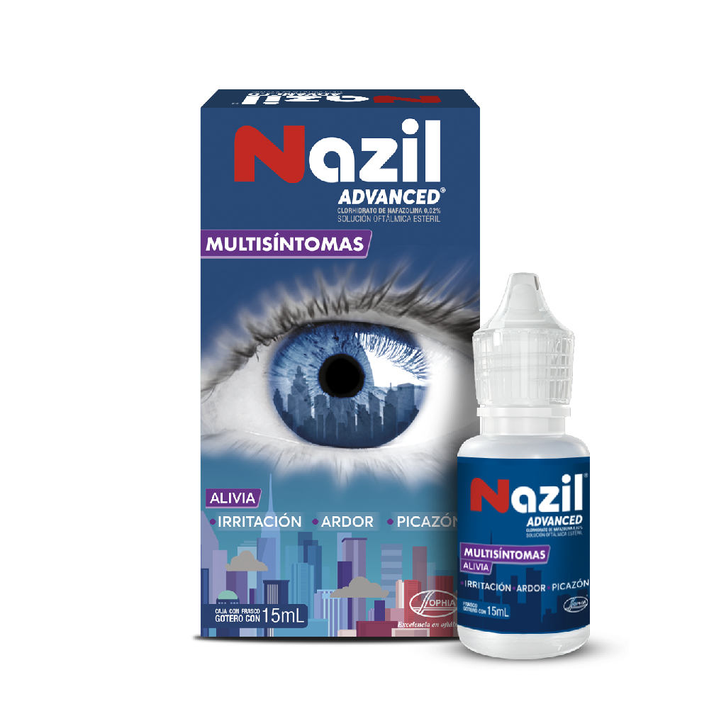 Nazil Advanced 1Mg/Ml(0.2%) Solución Oft Frasco X 15Ml | Cruz Verde