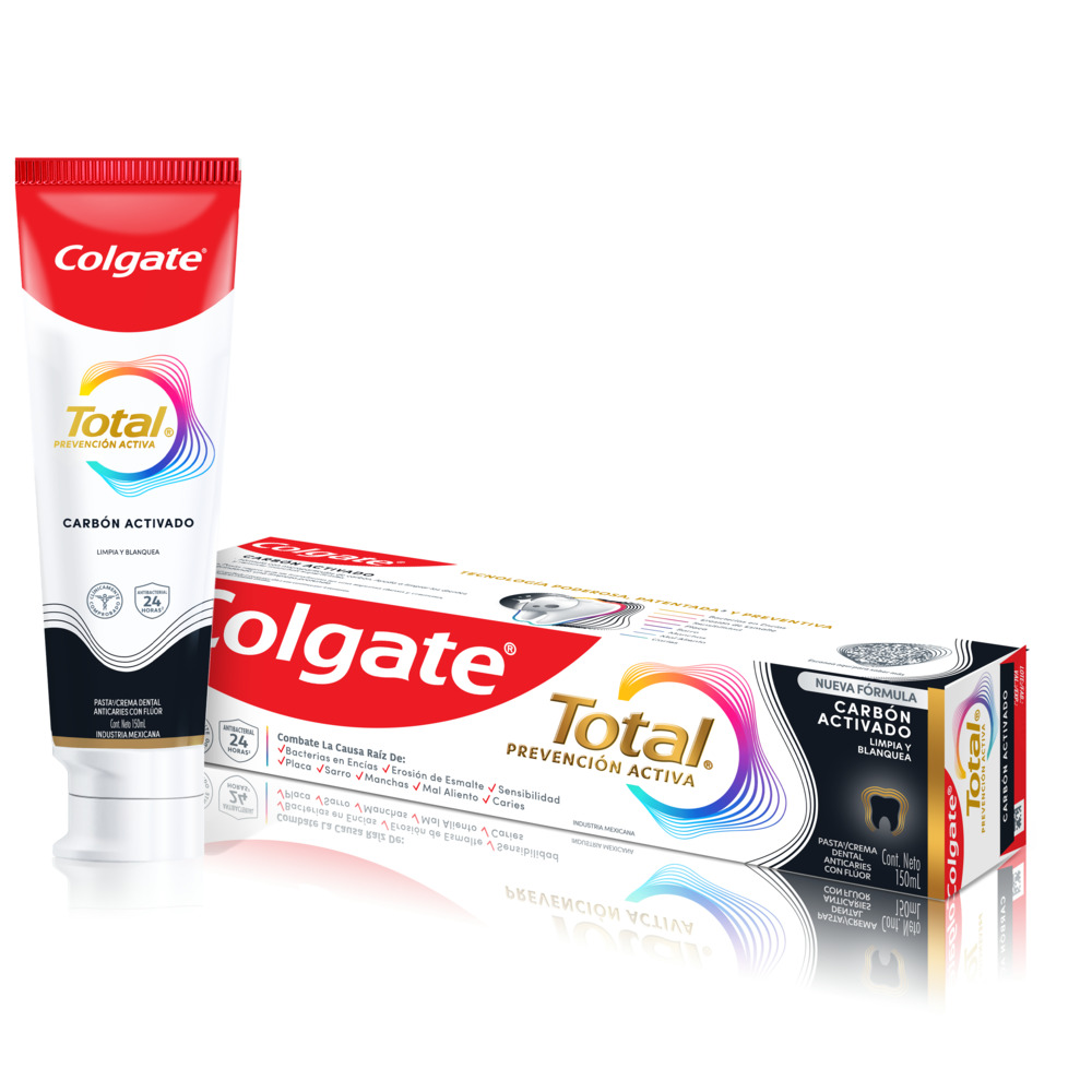 Crema Dental Colgate Total 12 Carbon Activado Tubo X 150Ml | Cruz Verde