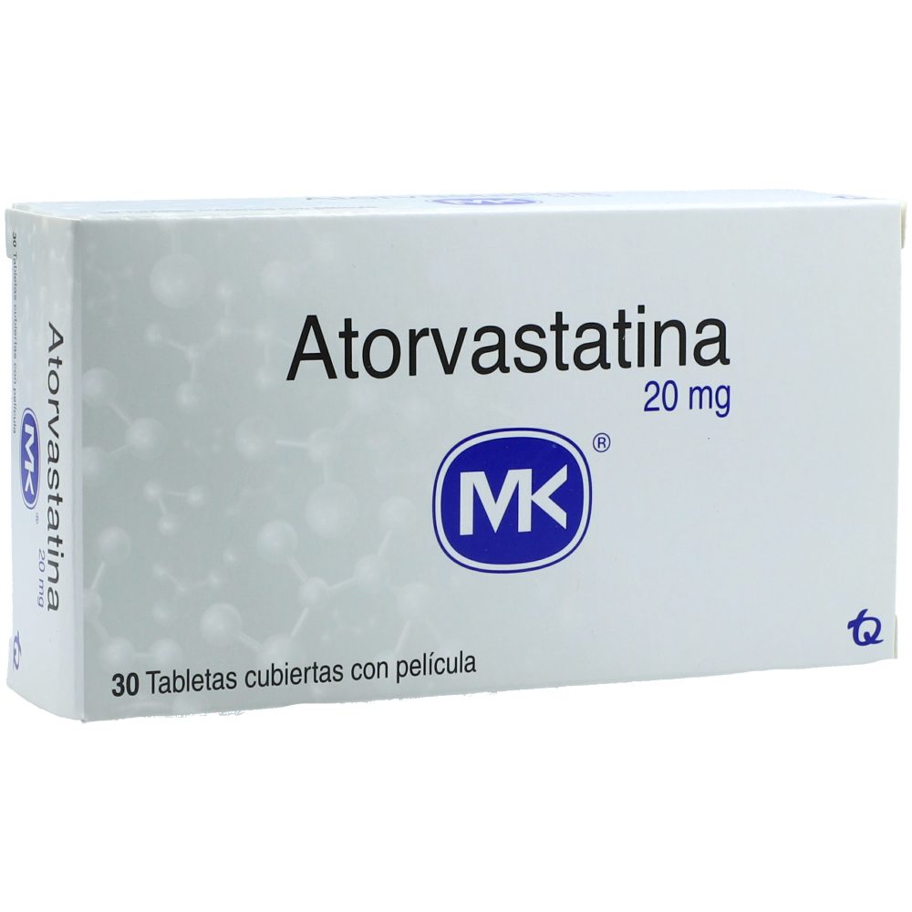 Atorvastatina Mk 20Mg Caja X 30 Tabletas