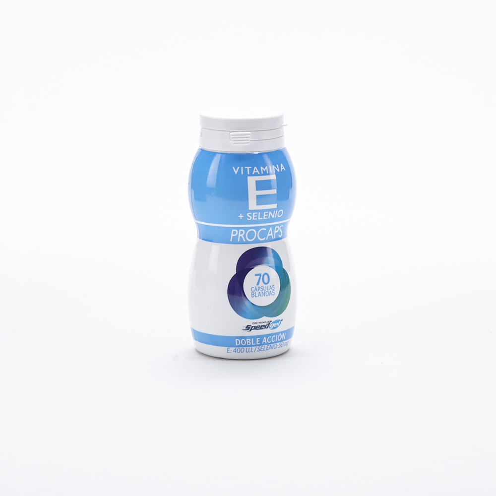 Vitamina E+Selenio Procaps Doble Accion 400Ui+50Mcg Cápsula Blanda ...