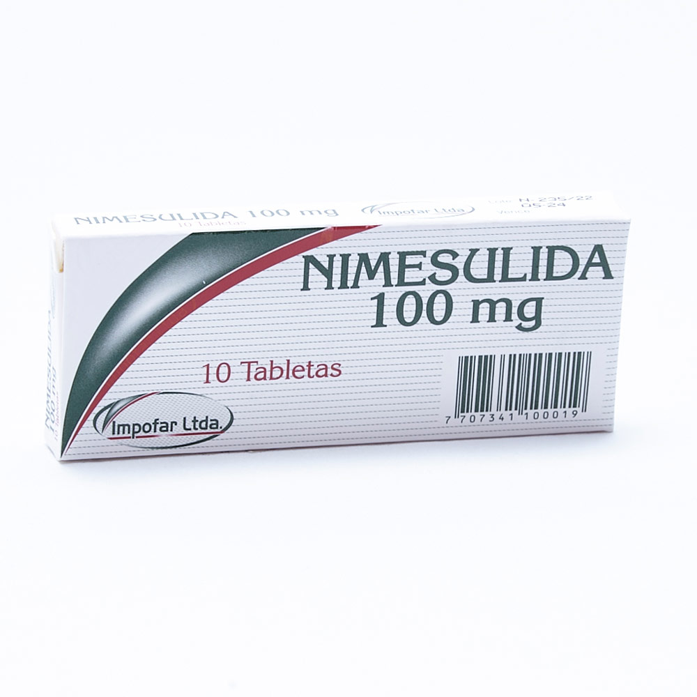 Nimesulida 100Mg Tabletas Caja X 10 | Los expertos en ahorro Cruz Verde ...