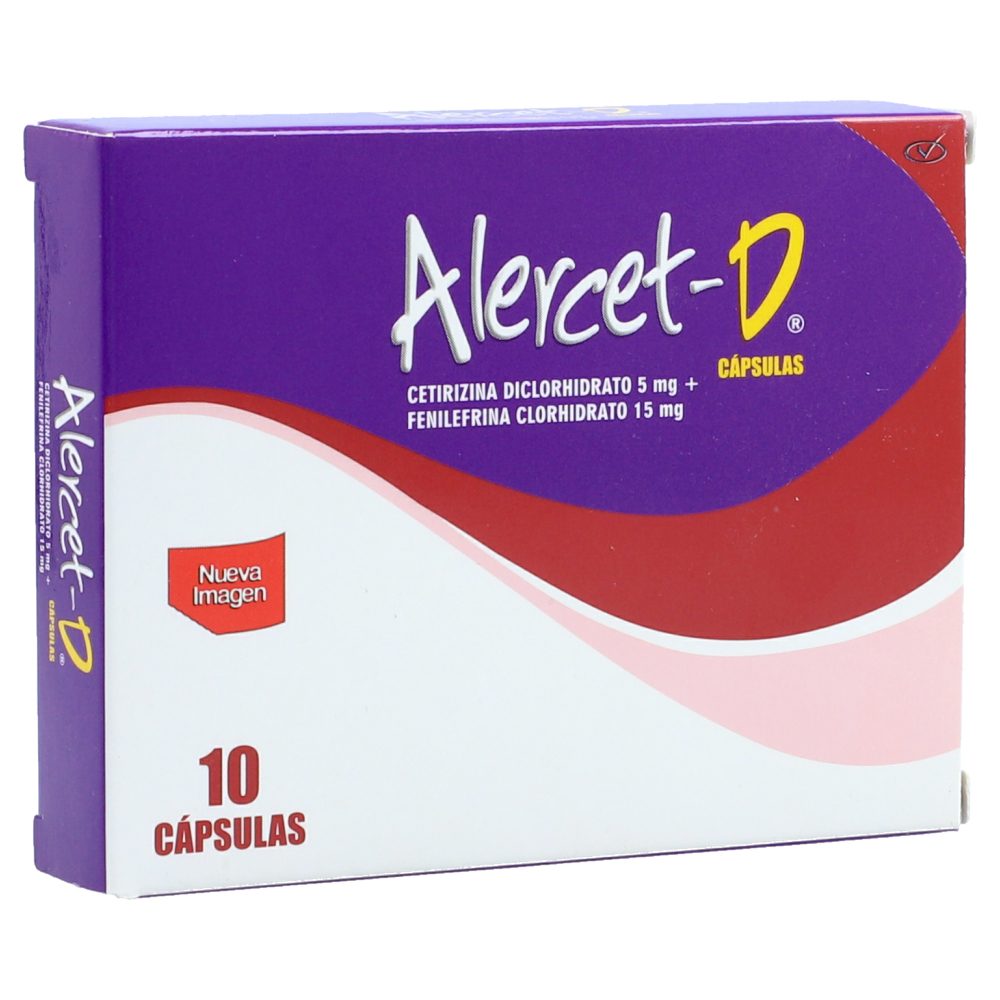 Alercet D Caja X 10 Cápsulas | Los expertos en ahorro Cruz Verde Colombia