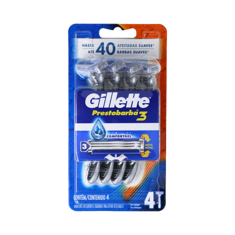 Prestobarba Gillette Mach3 Turbo Sobre X 4 Unidades | Los expertos en ...