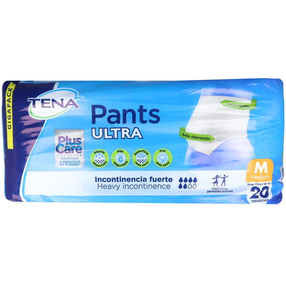 Pants Ultra Incontinencia Fuerte Medium (M) Paquete X 20 | Los expertos ...