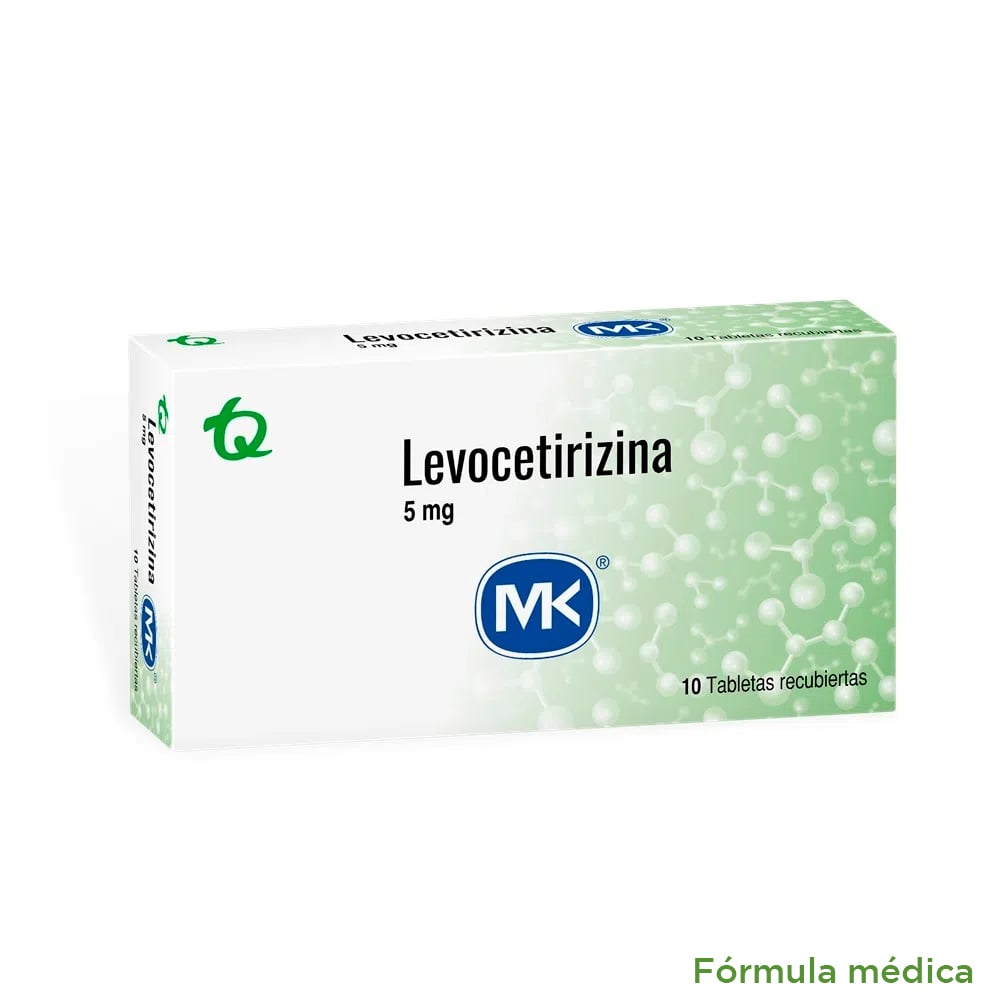 Levocetirizina 5Mg Tabletas Recubiertas Cajas X 10 Mk | Cruz Verde