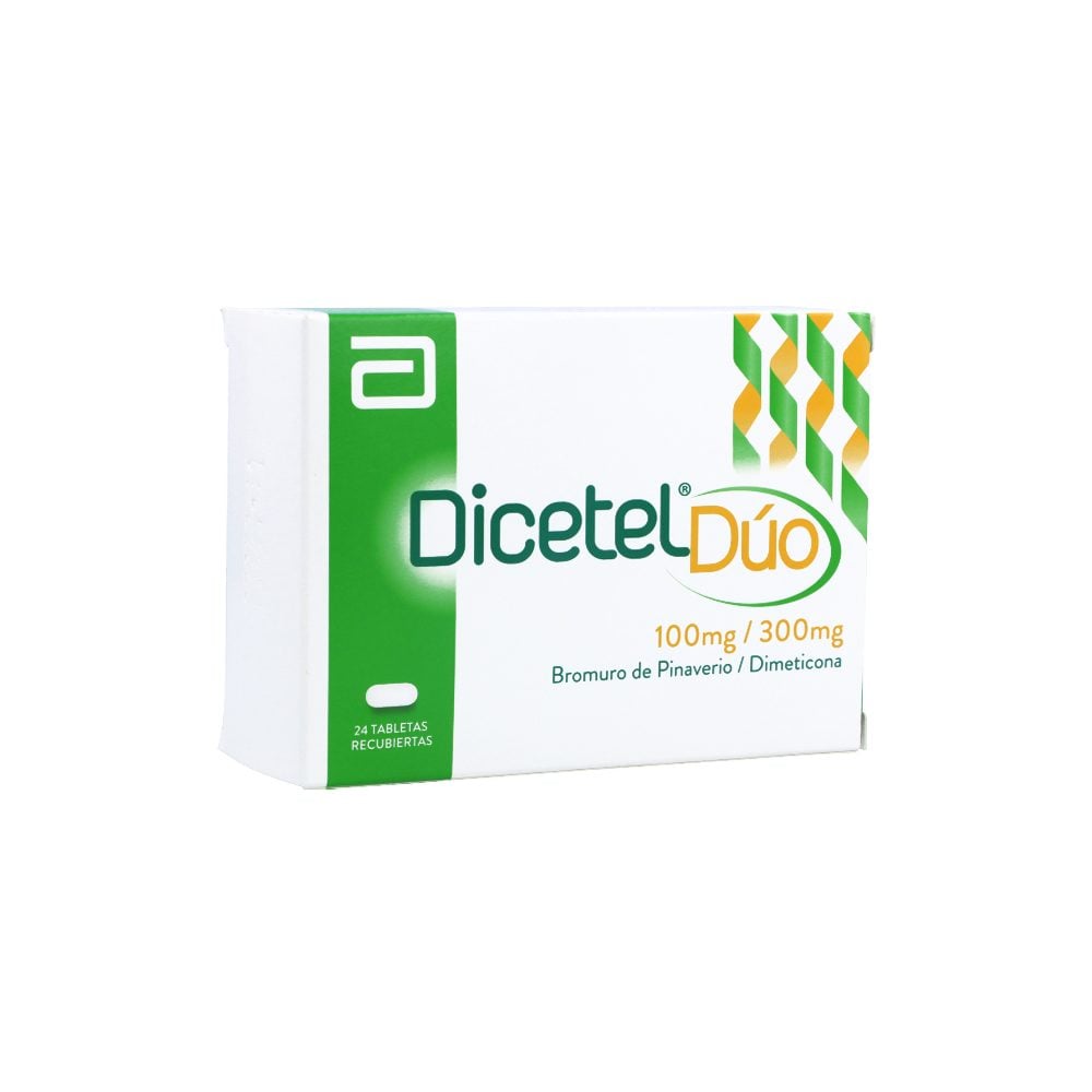 Dicetel Dúo Tabletas Recubiertas (100+300 ) Mg Caja X 24