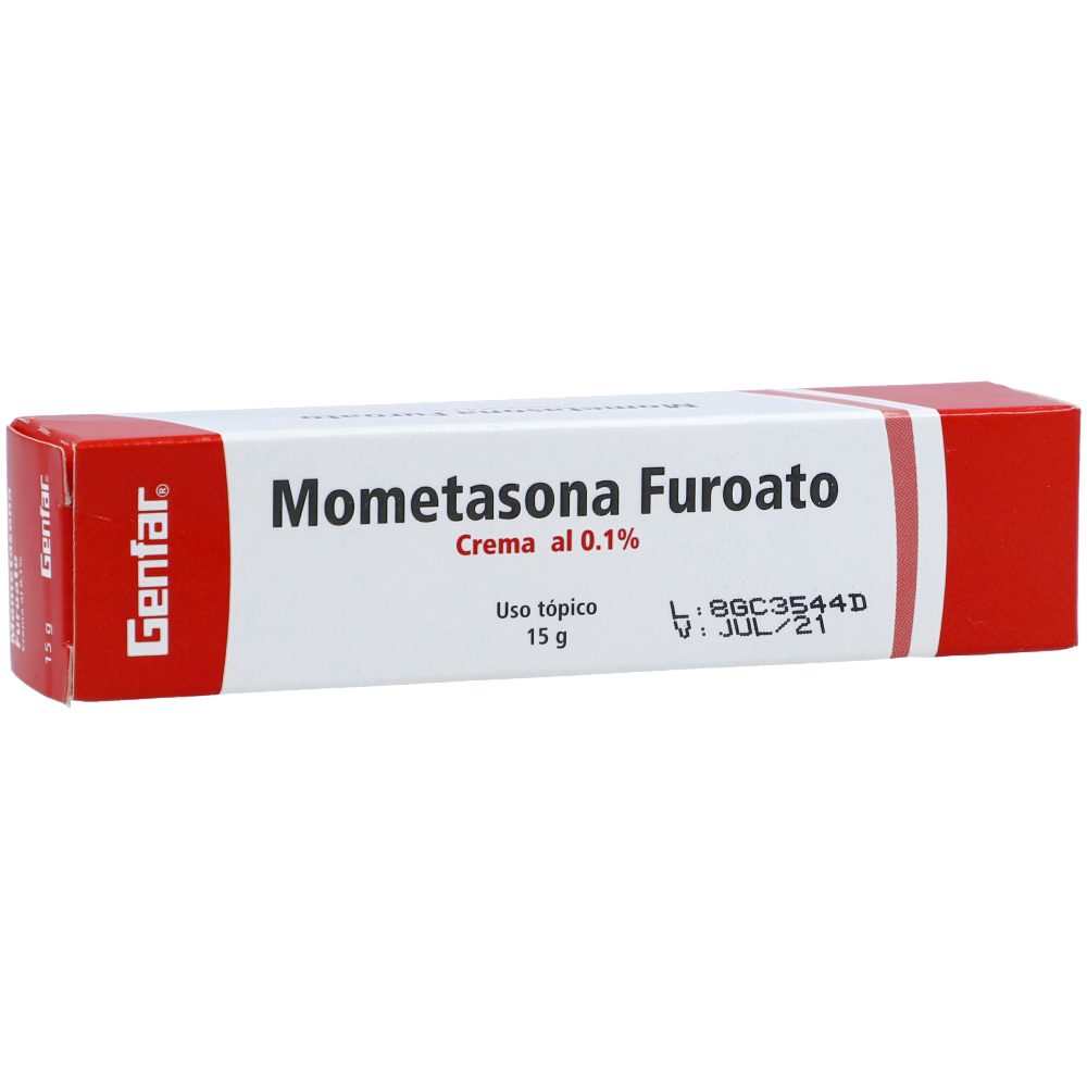 Mometasona Furoato 0.1% Crema Genfar Tubo X 15 Gr