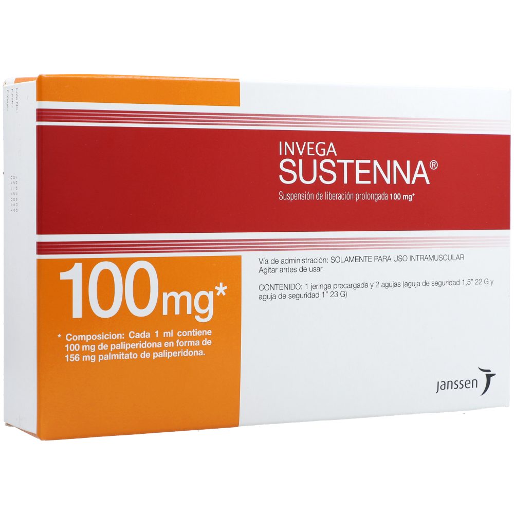 Sustenna + 2 Agujas 100Mg/mL Suspensión Inyectable Liberación ...