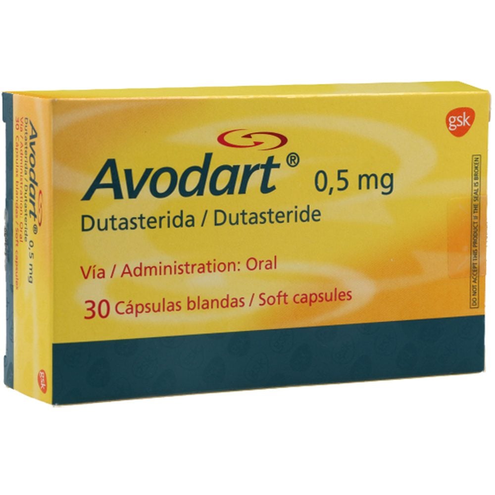 Avodart 0.5Mg Cápsulas Blandas - 30 unidades | Cruz Verde