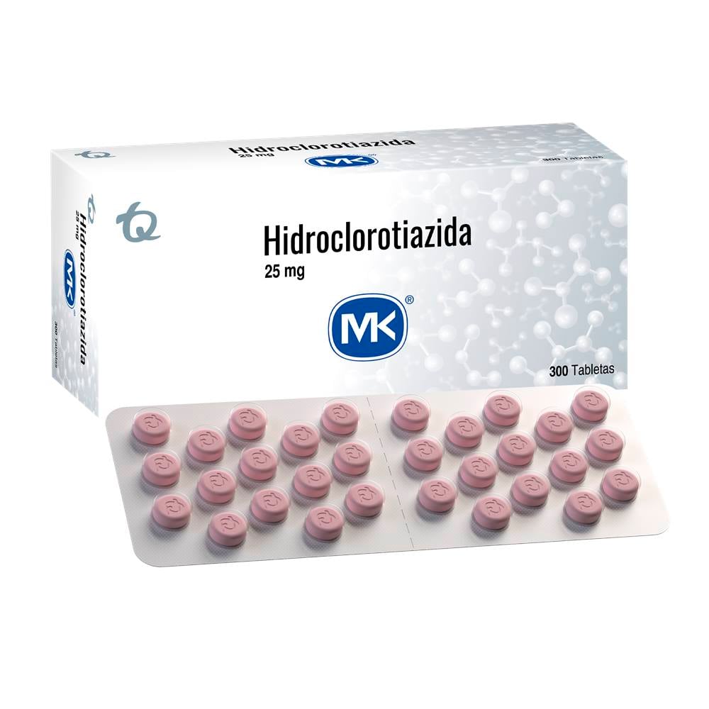 Hidroclorotiazida 25Mg Tabletas Caja X 300 Mk | Cruz Verde