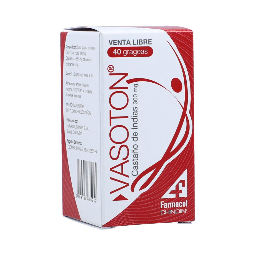 Vasoton 300Mg Gragea Frasco X 40 | Cruz Verde