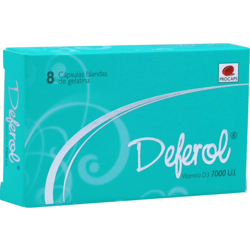 Deferol Vitamina D3 7000Ui Caja X 8 Cápsulas Blandas | Los expertos en ...
