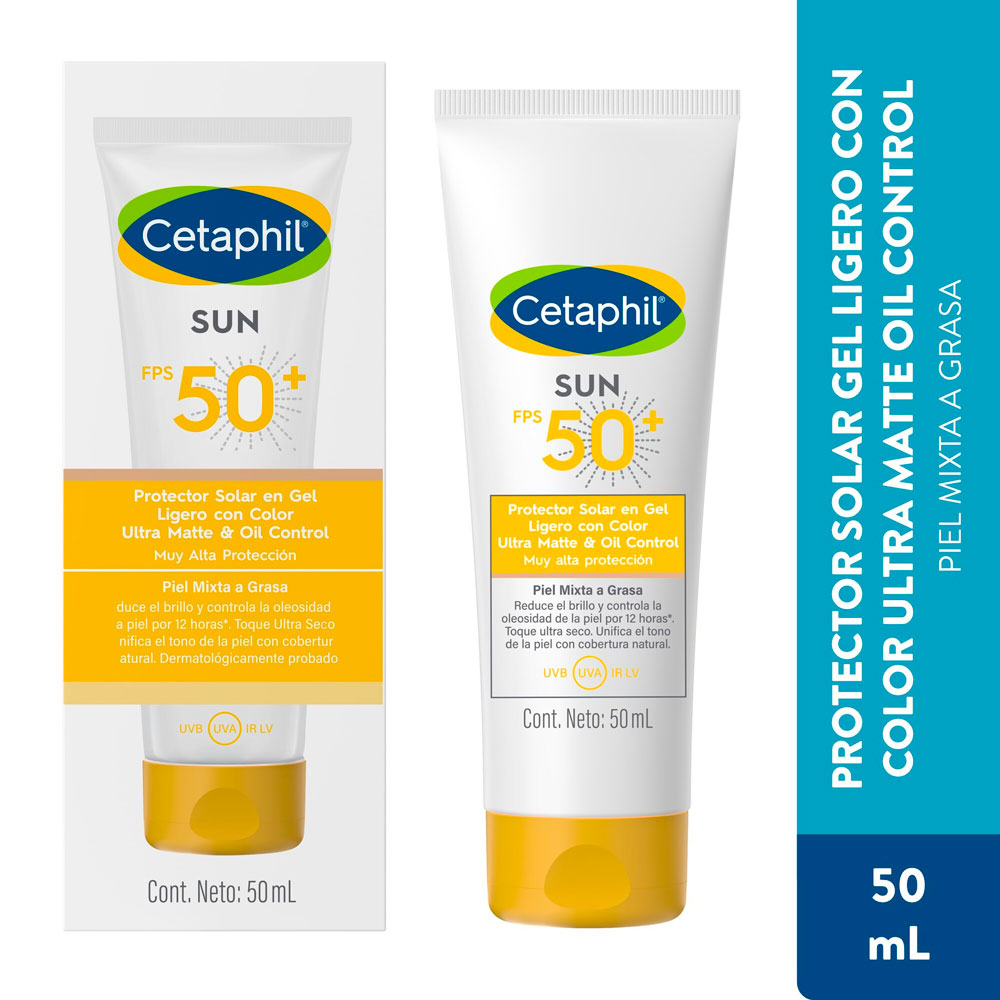 Cetaphil Sun Muy Alta Proteccion Solar En Gel Ligero Sun Fps 50 Ultra ...