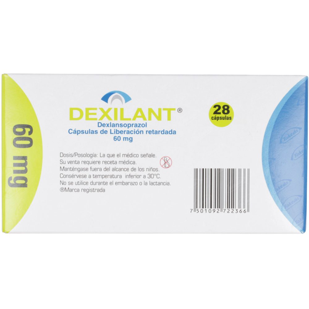 Dexilant Cápsulas Liberación Retardada 60Mg Caja X 28 | Los expertos en ...