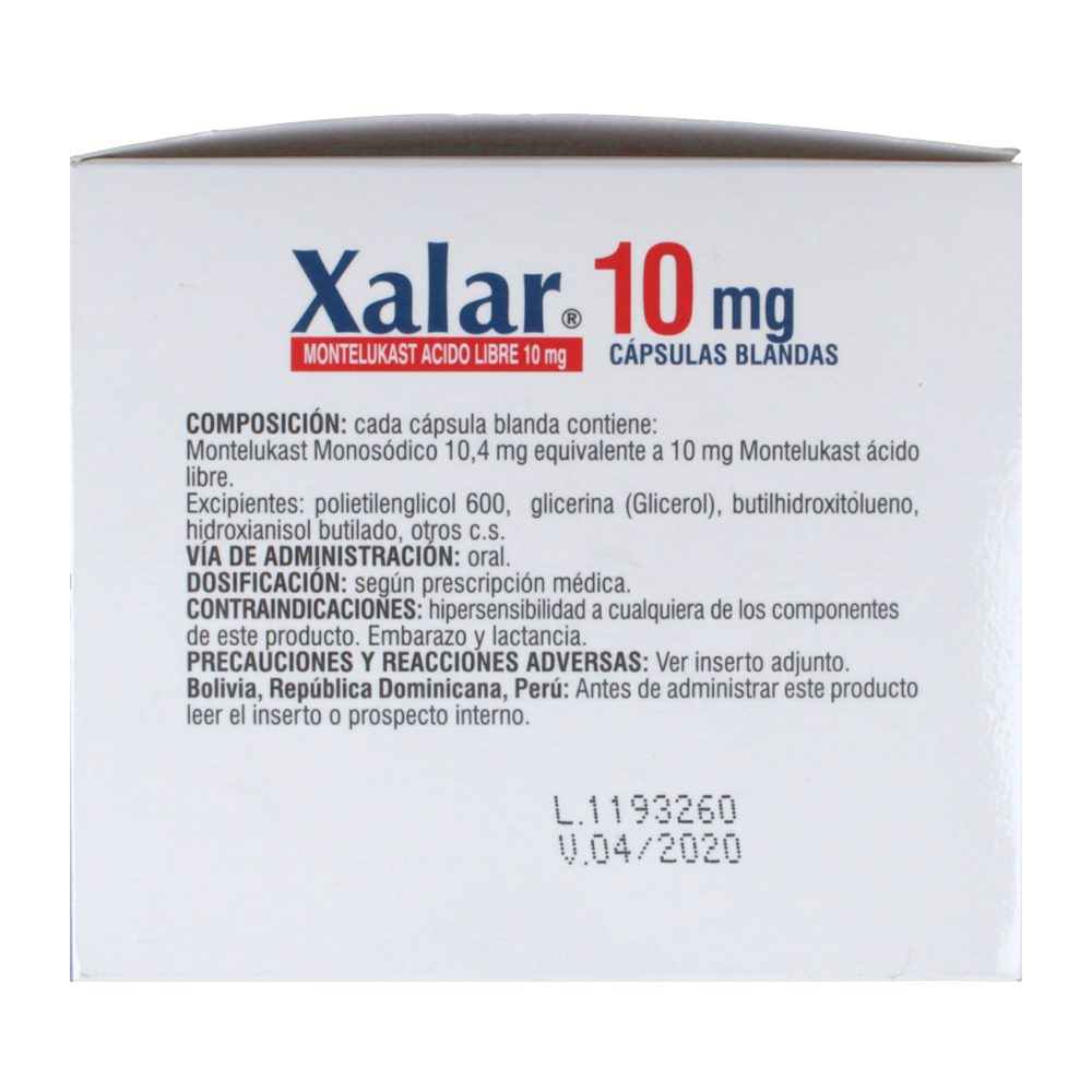 Xalar Cápsulas Blandas 10Mg Caja X 90 | Los expertos en ahorro Cruz ...