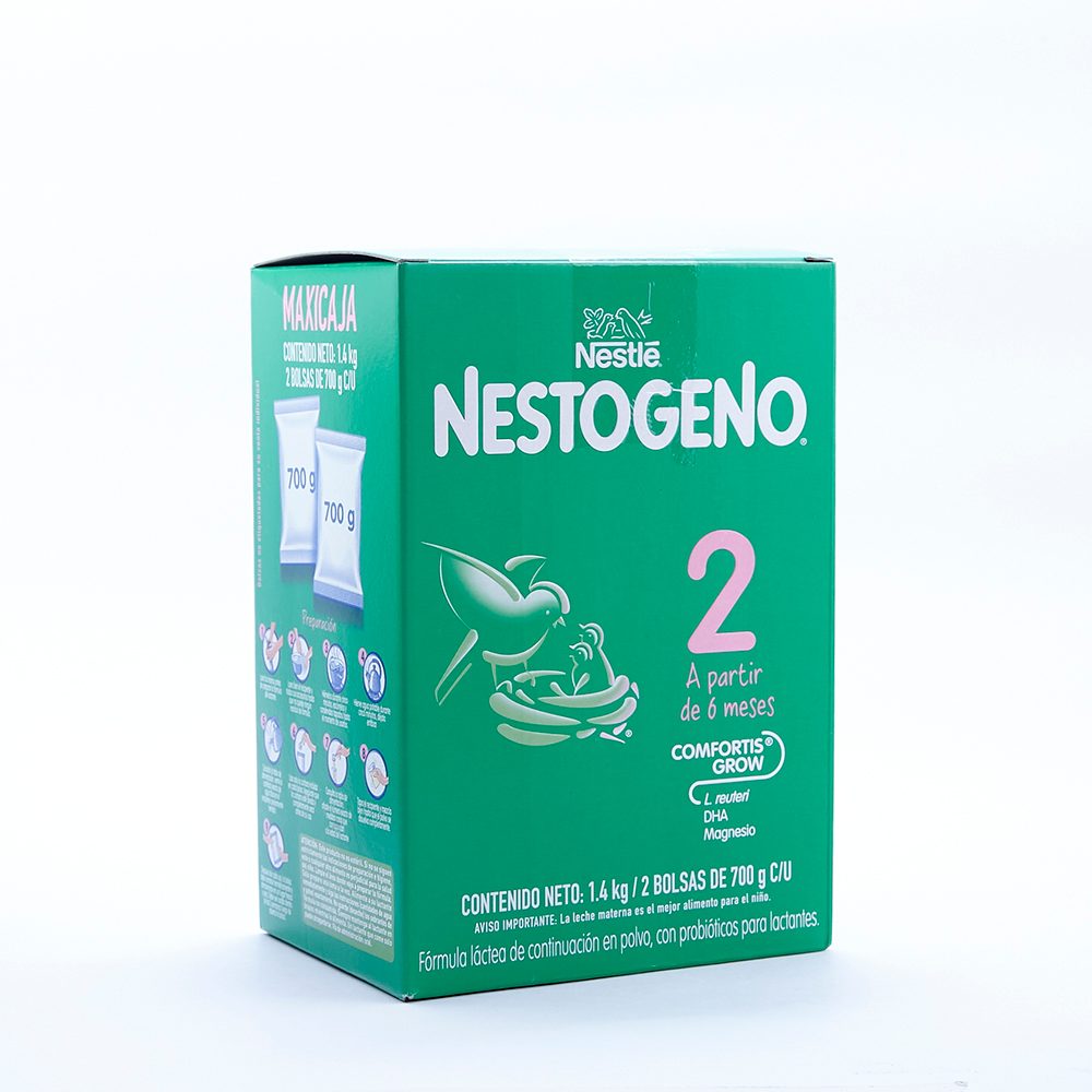Nestogeno 2 A Partir de 6 Meses Caja X 2 Bolsas X 700g | Los expertos en ahorro Cruz Verde Colombia
