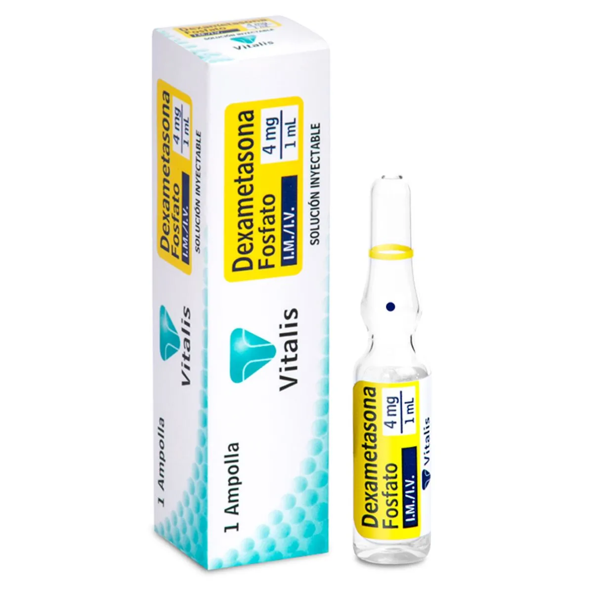 Dexametasona 4Mg/Ml Solucion InyecTabletasle Cajas X 1Ampolla X 1Ml ...