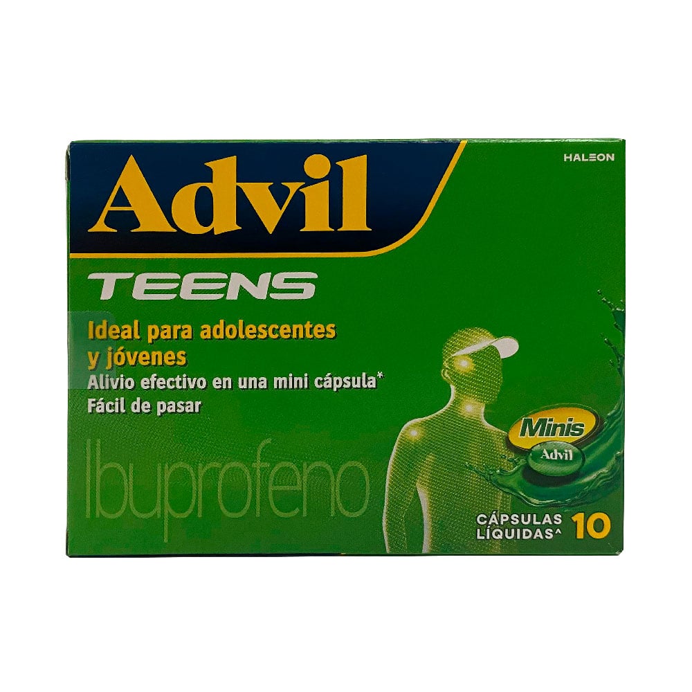 Advil Teens 200Mg Capsula Blanda Caja X 10 | Cruz Verde