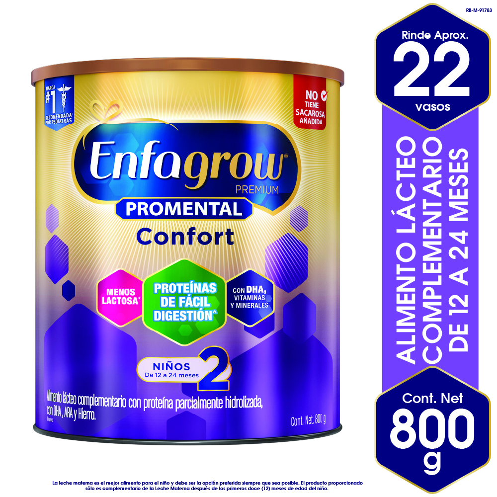 Enfagrow Premium Promental Confort Niños De 12 A 24 Meses Tarro X 800Gr ... Enfagrow Premium Promental Confort Niños De 12 A 24 Meses Tarro X 800Gr ...
