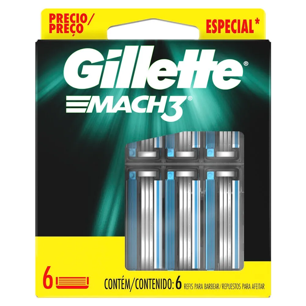 Cuchilla Gillette Mach3 Paquete X 6 | Cruz Verde