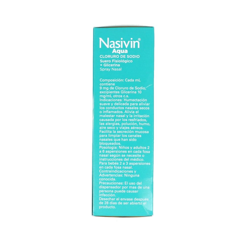 Nasivin Aqua Solución nasal Frasco X 30mL | Los expertos en ahorro Cruz ...