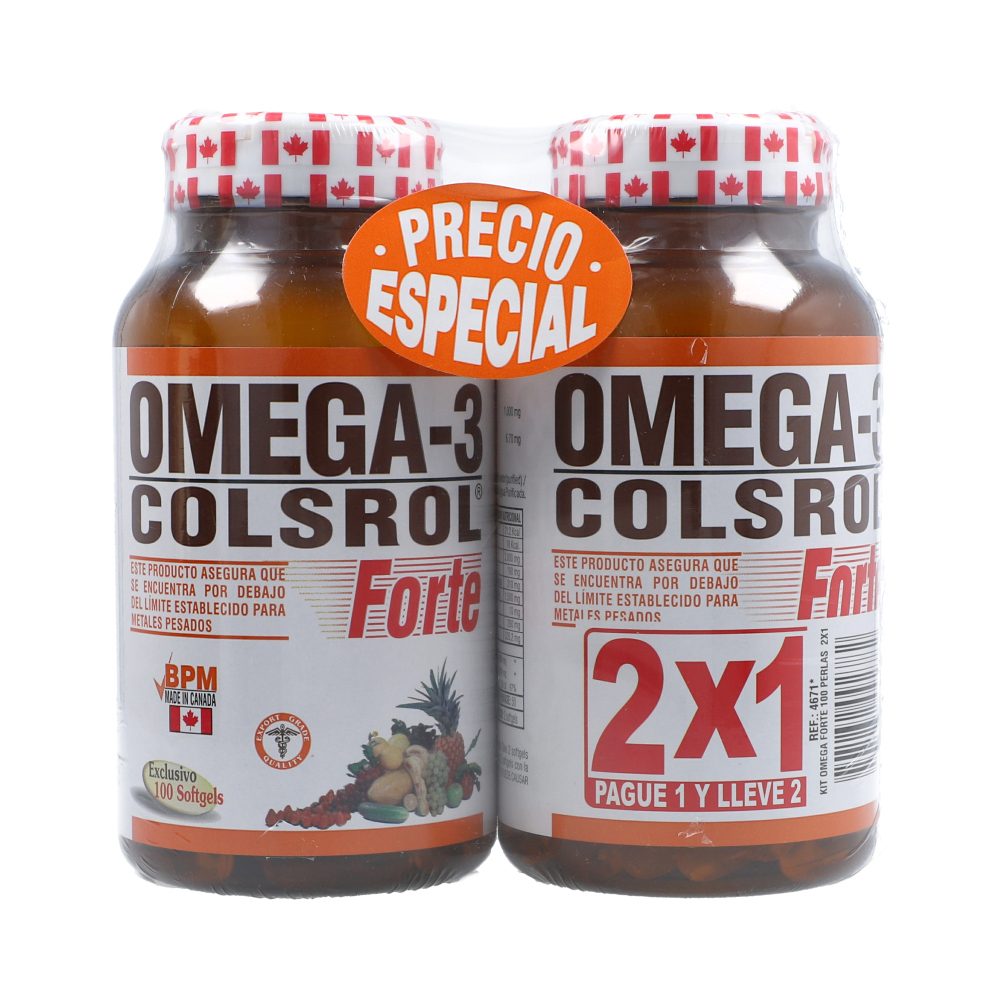 Promo Omega 3 Forte Multiples Componentes Capsula Blanda Colsrol ...