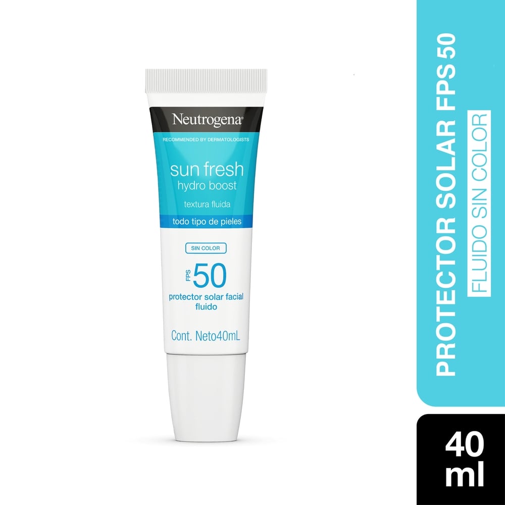 Protector Solar Facial Neutrogena Sun Fresh Hydro Boost Fps 50 Sin ...