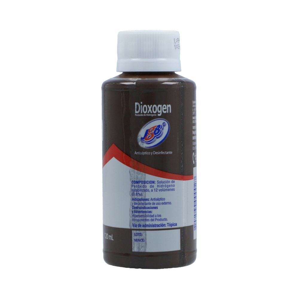 Dioxogen 3.6% Solución Topica Fco X 120 Ml | Los expertos en ahorro ...