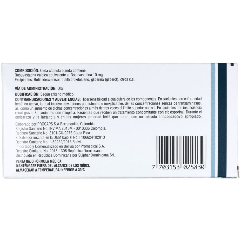 Rovaril 10Mg Caja X 60 Cápsulas Blandas | Los expertos en ahorro Cruz ...