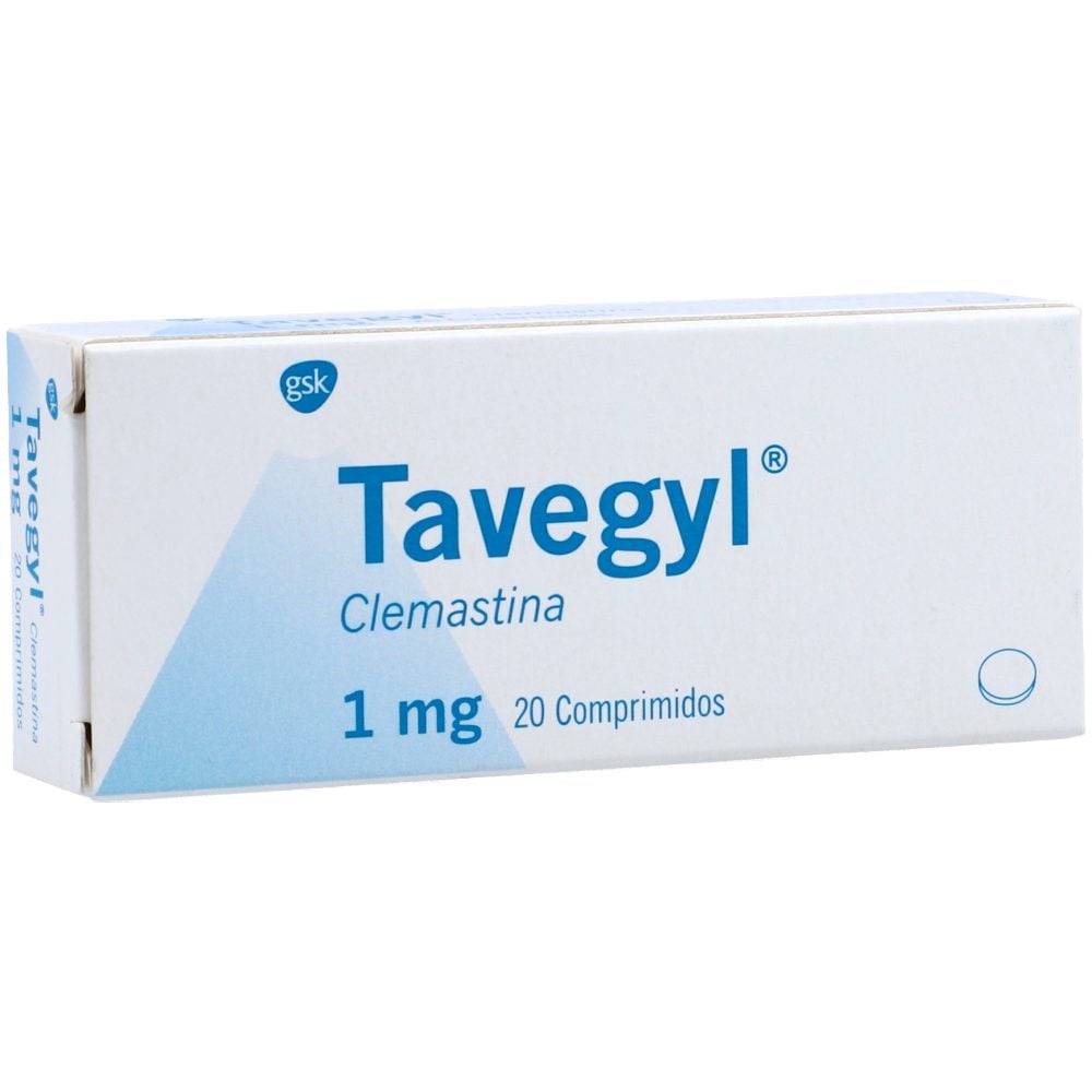 Tavegyl 1Mg Caja X 20 Tabletas