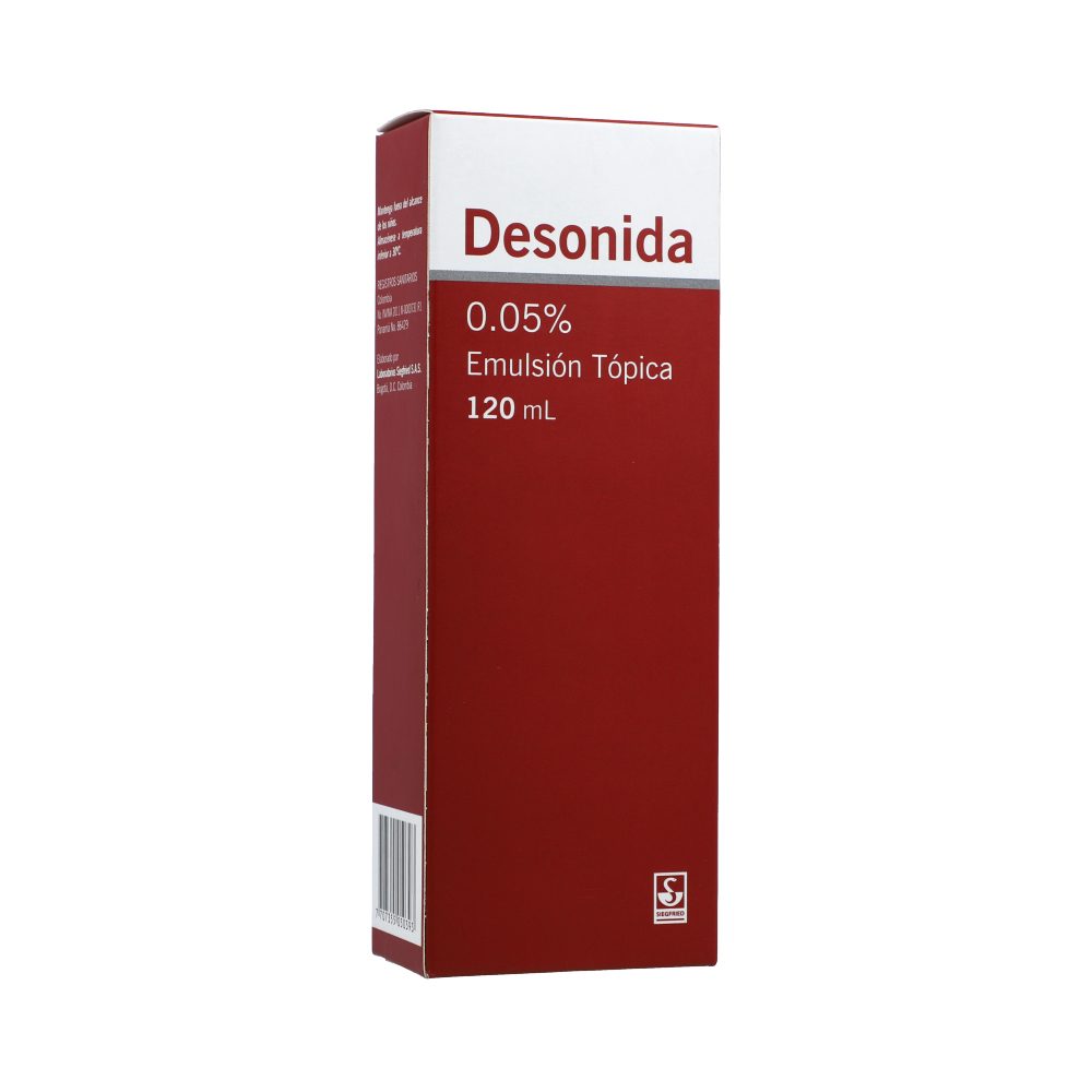 Desonida 0.05% Emulsión Tópico Frasco X 120mL | Los expertos en ahorro ...