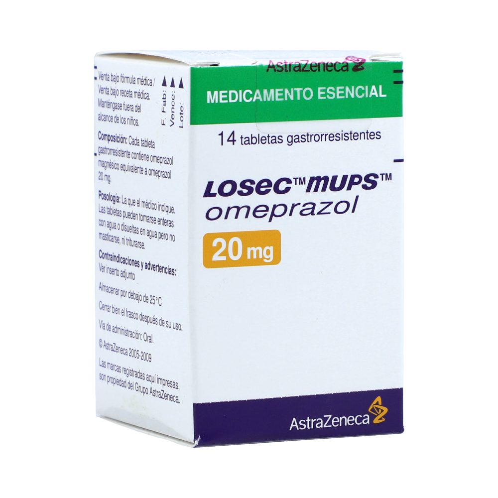 Losec Mups 20Mg Frasco X 14 Tabletas Cubierta EntErica | Los expertos ...
