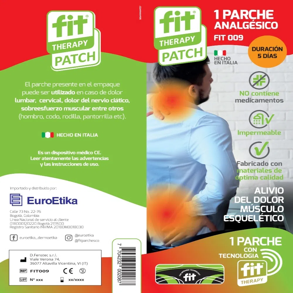 Fit Therapy Patch Referencia Fit009 Sob X 1 | Cruz Verde