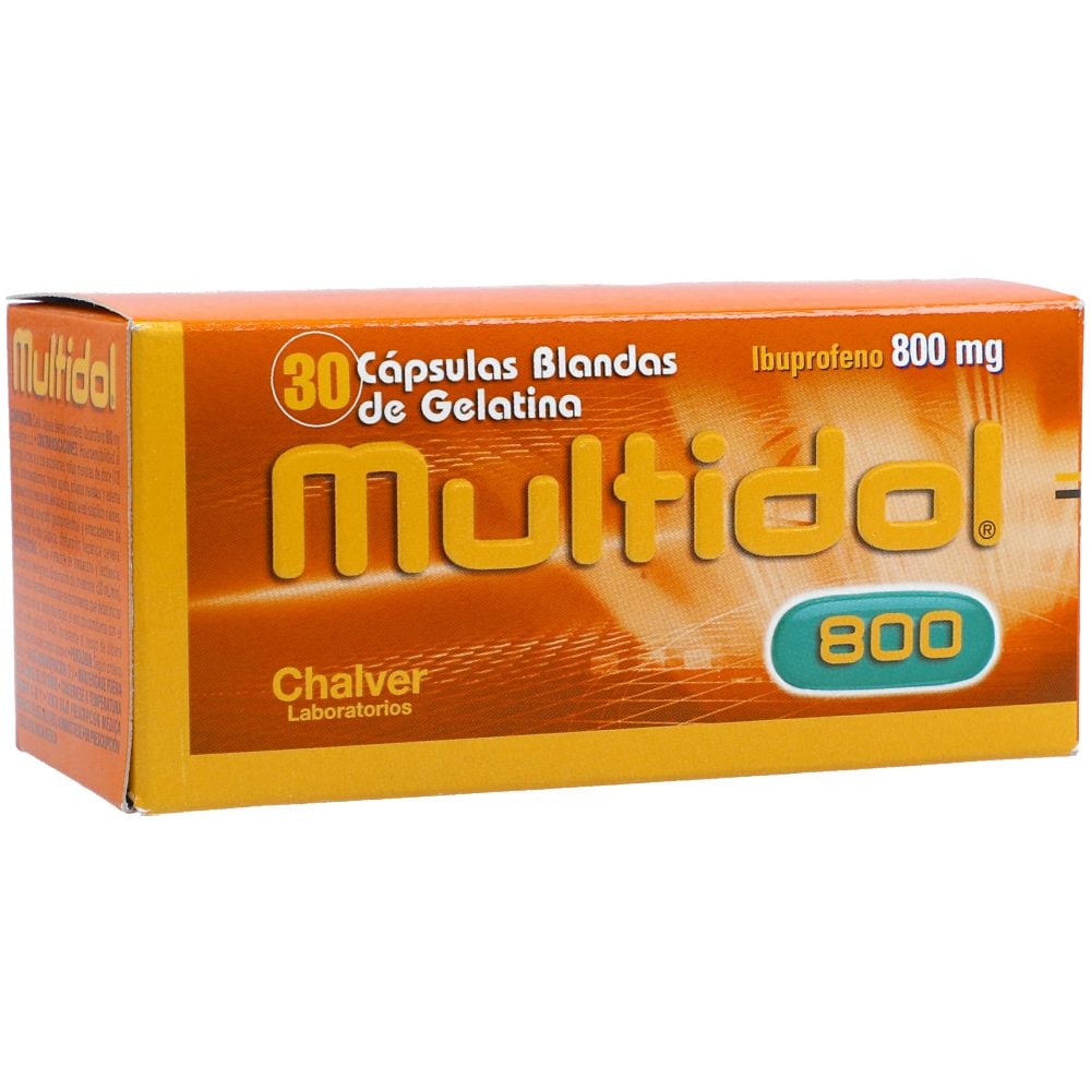 Multidol 800Mg Blister X 3 Cápsulas Blandas | Cruz Verde