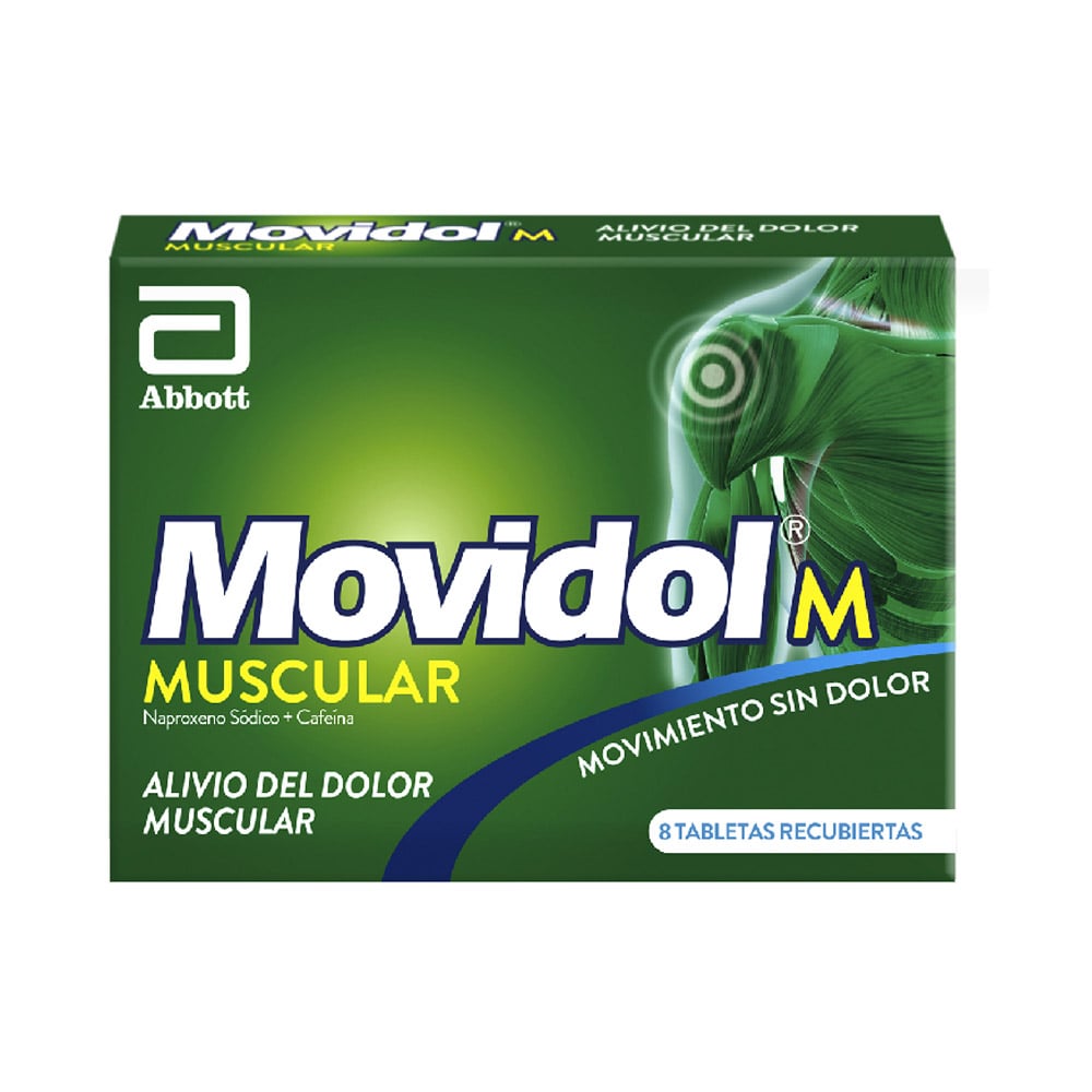 Movidol M Muscular (50+220)Mg Tabletas Recubiertas Caja X 8