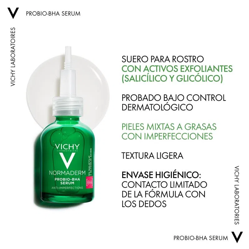 Normaderm Probio Serum Vichy Acne Prone Skin Frasco X 30Ml | Los ...