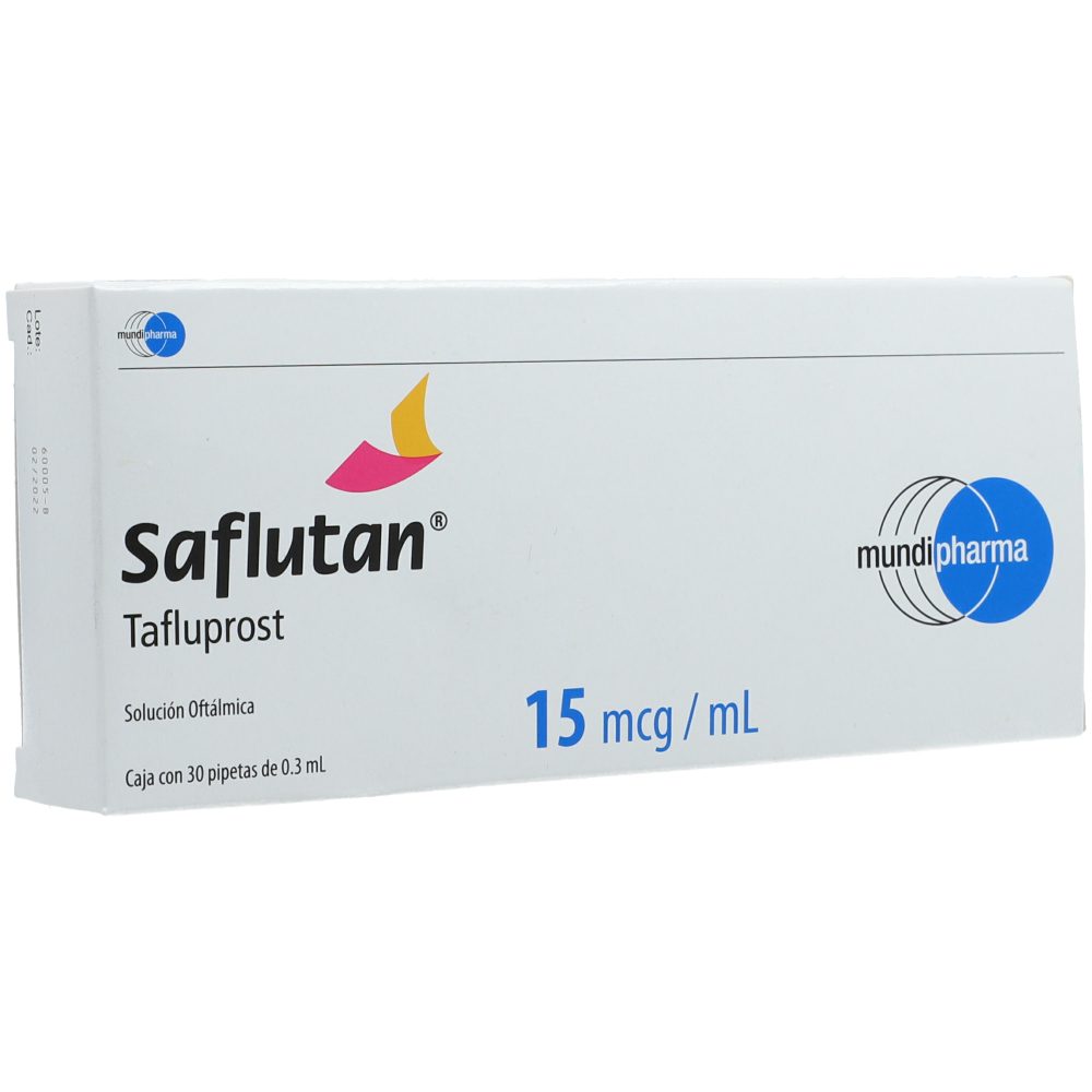 Saflutan 15 mcg/mL Solución Oftalmica Caja X 30 frascos x 0.3 mL | Los ...