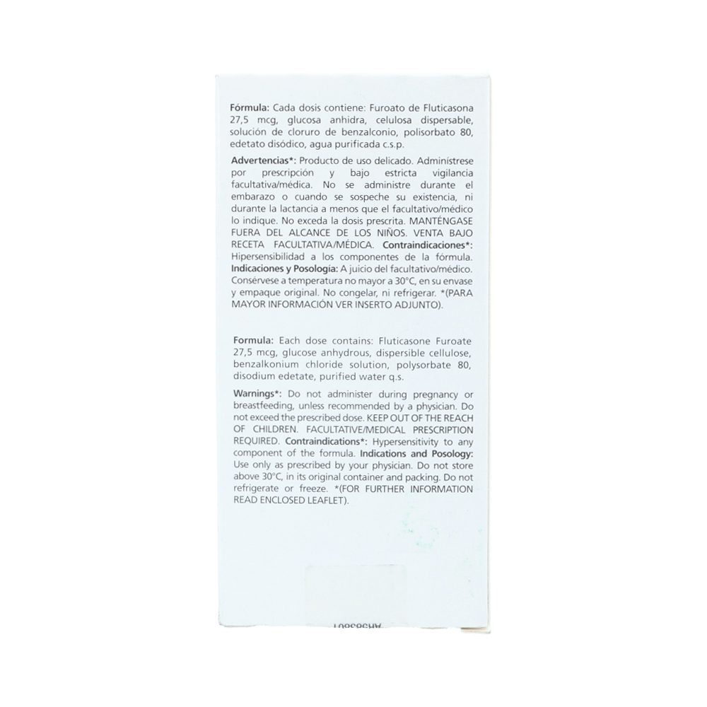 Avamys 27.5Mcg/Dosis Suspensión Inhalacion Frasco X 120 Dosis | Los ...