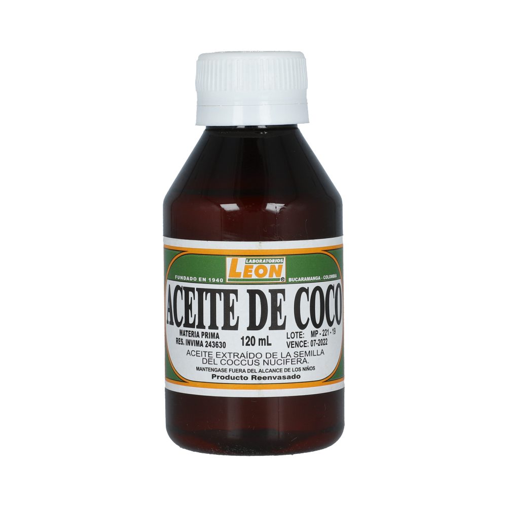 Aceite Corporal De Coco León Frasco X 120Ml | Los expertos en ahorro ...