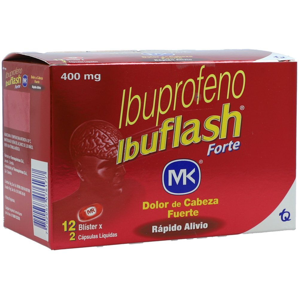 Ibuflash Forte 400 mg Blíster por 2 cápsulas Blandas | Los expertos en ...