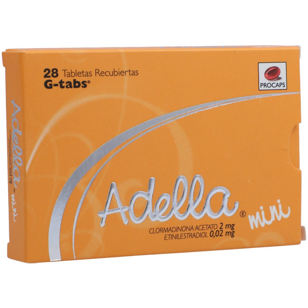 Adella Mini Caja X 28 Tabletas Recubiertas | Los expertos en ahorro ...