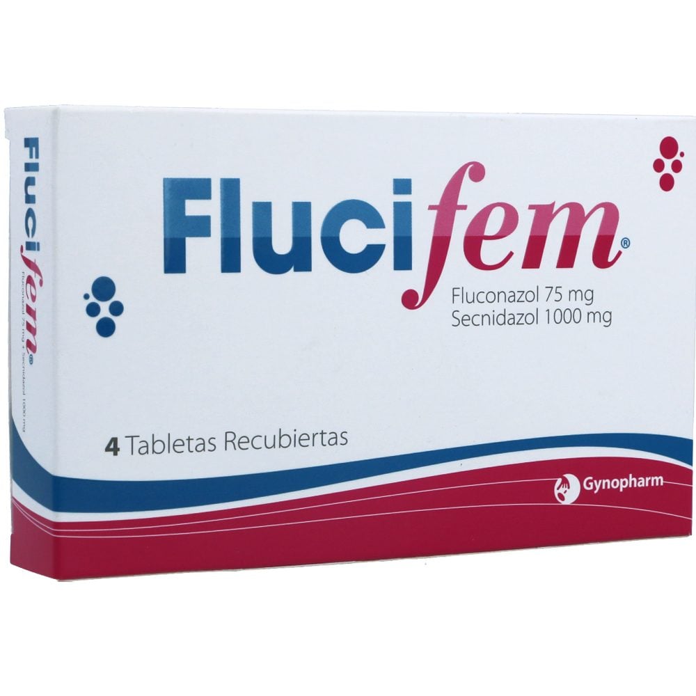 Flucifem (75+1000)Mg Caja X 4 Tabletas Recubiertas | Cruz Verde
