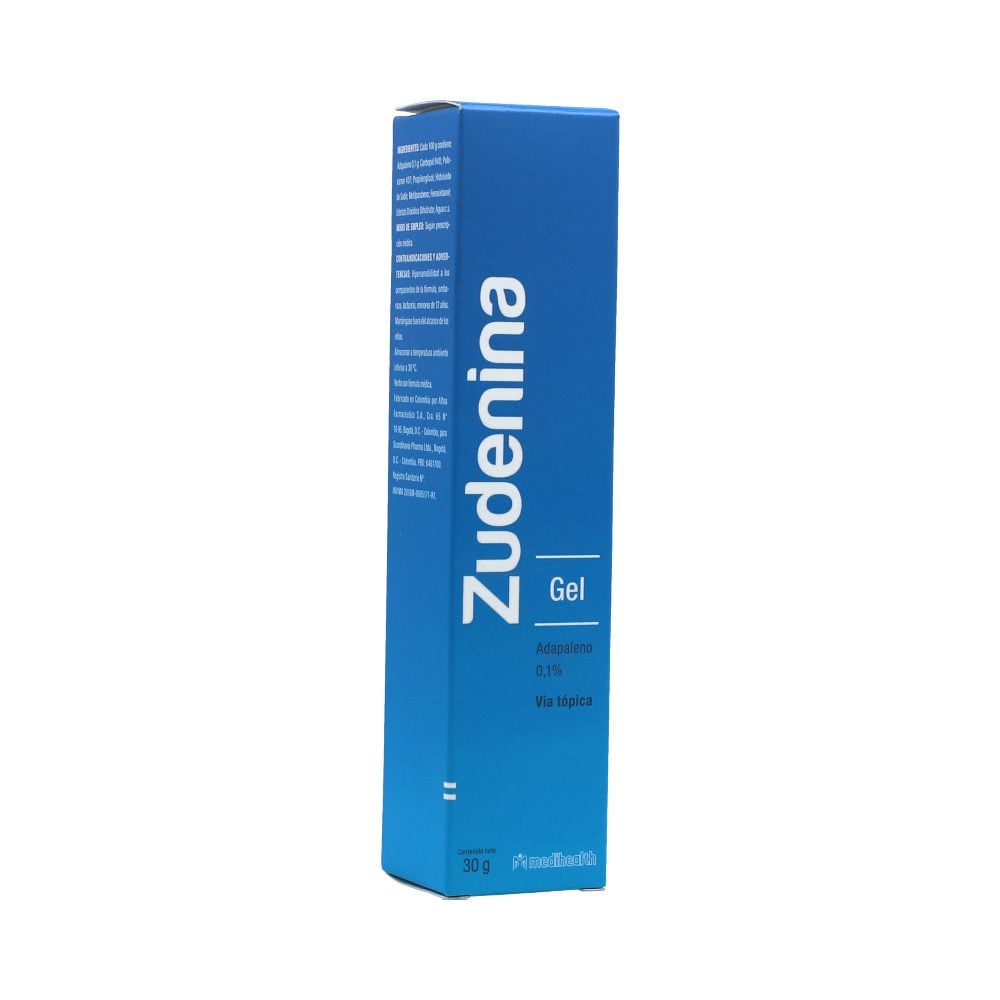 Zudenina Gel 0,1% Medihealth Tubo X 30 Gr | Los expertos en ahorro Cruz ...