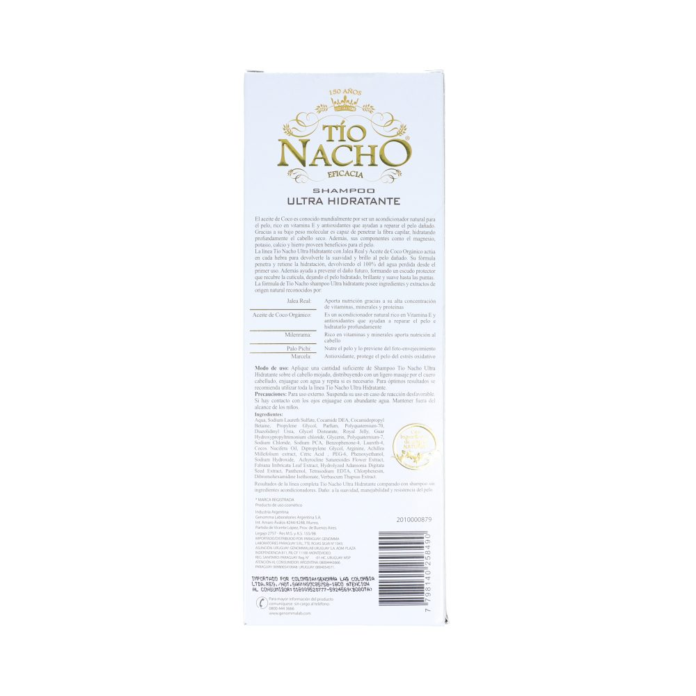 Tio Nacho Shampoo Ultrahidratante Frasco X 415Ml | Los expertos en ...