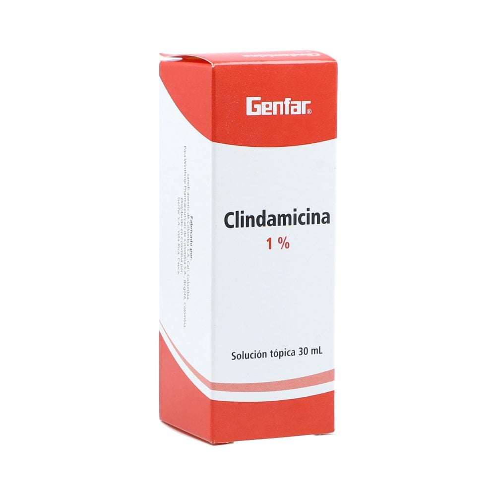 Clindamicina 1% Solución Tópica Frasco X 30mL