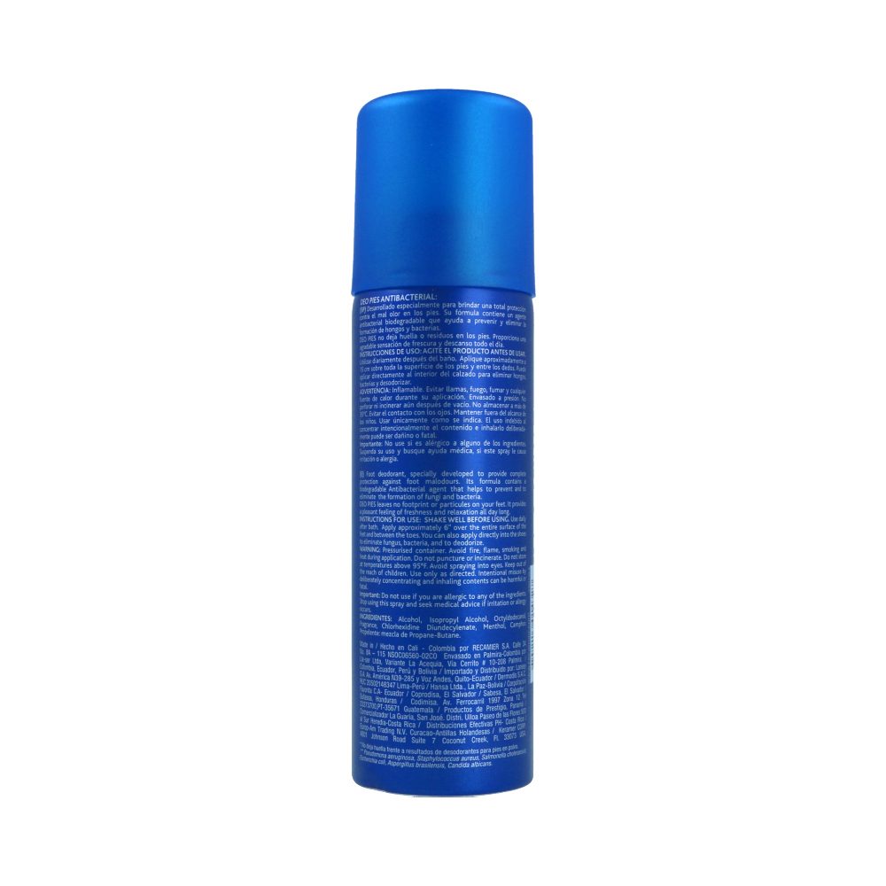 Deo Pies Antibacterial Desodorante Para Pies Frasco X 260mL | Los ...