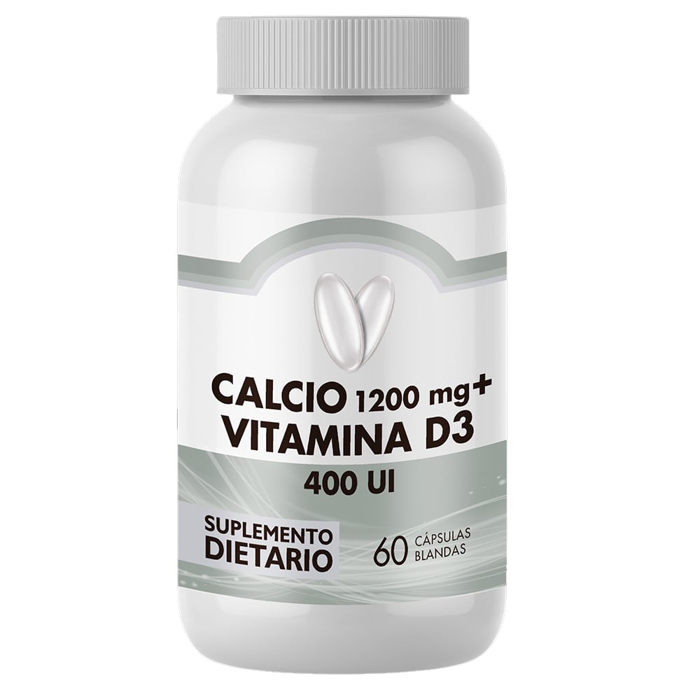 Calcio + Vitamina D3 1200mg + 400UI | Cruz Verde